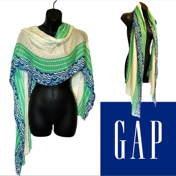 GAP | Accessories | Vintage Gap Scarf Long Year Round Scarf Wrap Spring ...